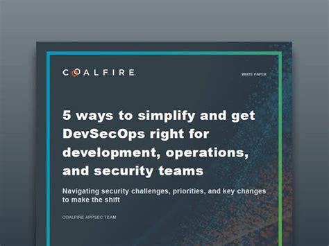 Smartest Path To Devsecops Transformation Report Coalfire