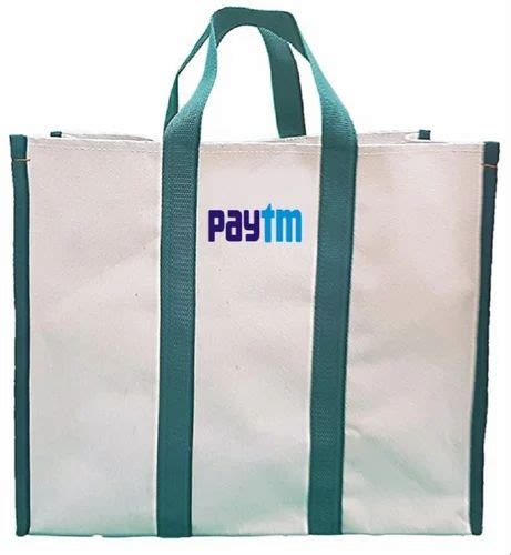 White Base Promotional Canvas Jumbo Bag Capacity 20kg At Rs 45