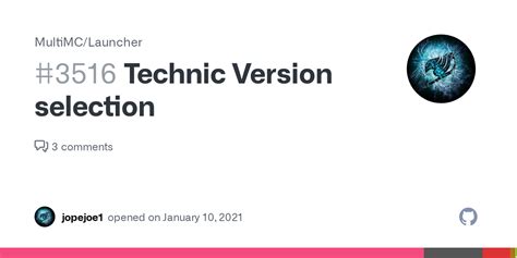 Technic Version Selection Issue MultiMC Launcher GitHub