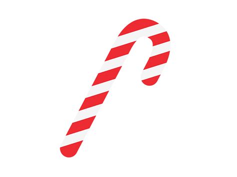クリスマスのステッキキャンディーの無料イラスト イラストセンター