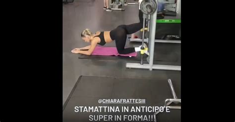 Video Chiara Frattesi Sempre Al Top Ecco Come Si Allena In Palestra Golssip