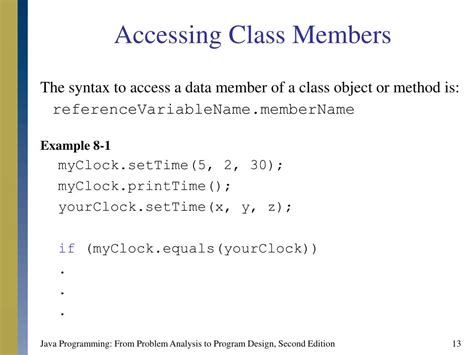 Ppt Chapter 8 User Defined Classes And Adts Powerpoint Presentation