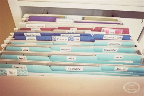 Organizing And Adding Categories To Your Filing Cabinet Soon To Be