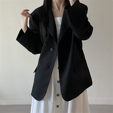 럭희찬스 ~77까지 2컬러 블레이저 오버핏 자켓 보이핏 봄 가을 자켓 하객룩 출근룩 코디