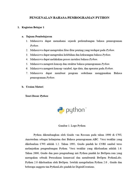 1 Pengenalan Python Pdf