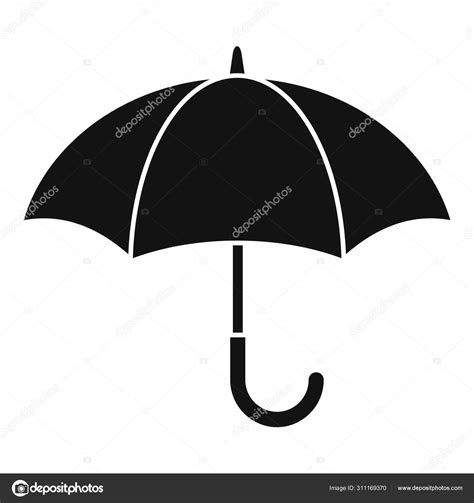 Kid Umbrella Icon Simple Style Stock Vector Image By Anatolir 311169370