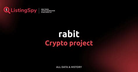 Rabit Crypto Project Rabit Token Listings Events Analysis Listingspy