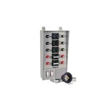 Used GenTran/Reliance GET 30310 A (REPLACES 30310) 30 AMP 7500W 10 CIRCUIT GENERATOR TRANSFER ...