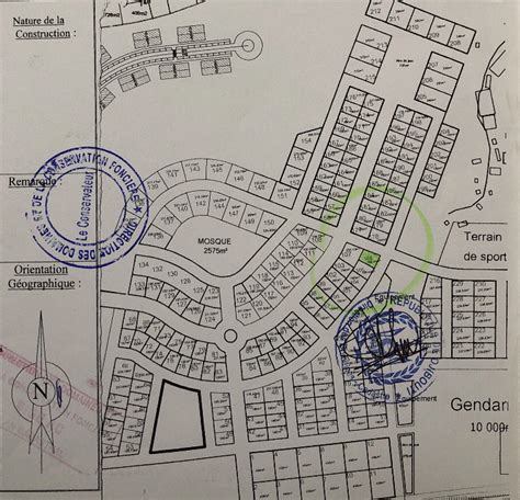 Terrain à vendre à Cité Dagane PK Nord avec titre foncier et plan de