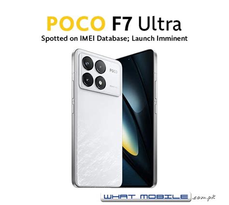 Xiaomi Poco F Ultra Spotted On Imei Database First Ultra Phone From The Series Whatmobile News