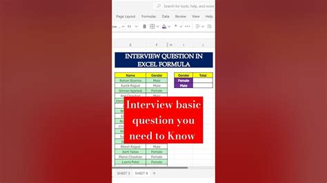 Top Excel Interview Questions And Answers You Need To Know Excel