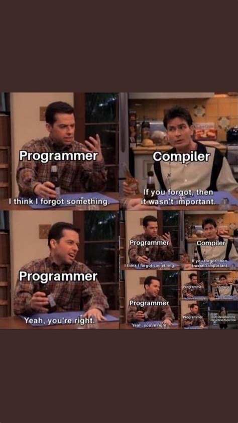 Programming Meme 😂🤣😅 One Direction Memes Memes Work Memes