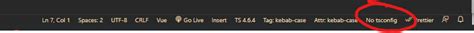Extension Fails To Find Tsconfig Json When Vue File Is In A