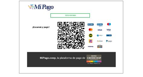 Cómo generar un código QR para Solicitudes de pago Mi Pago