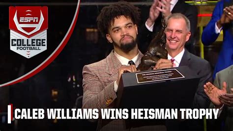 Heisman Trophy Goes To Caleb Williams Of Usc After Electric Season