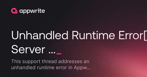 Unhandled Runtime Error Server Error Invalid Document Structure Missing Required Attribute