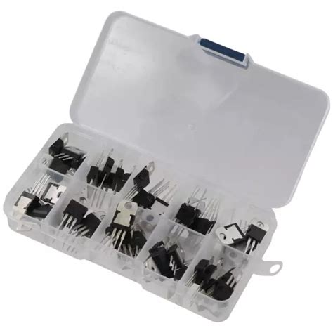 50pcs Black To 220 Transistor Assortment Positive Voltage Regulator Diy Kit Eur 12 43 Picclick Fr