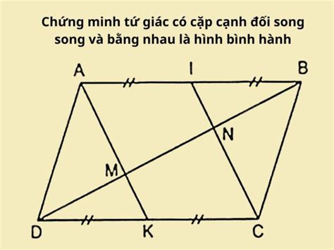 Hình Bình Hành Dấu Hiệu Nhận Biết 5 Cách Chứng Minh Hình Bình Hành Và