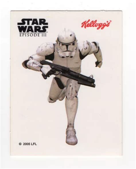 Kelloggs Australia Cereal Sticker Star Wars Episode Iii 499