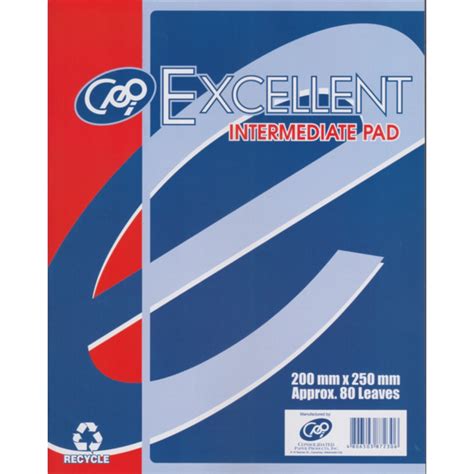 Intermediate Pad Paper No Margin 200x250mm White 80sheets One Pad
