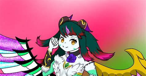 パズドラ 頑風龍王・リンシアフレア 霧雨フラン・ペイのイラスト Pixiv