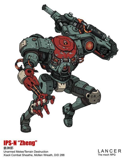 26 Lancer Rpg Art Ideas Lancer Mech Robot Concept Art