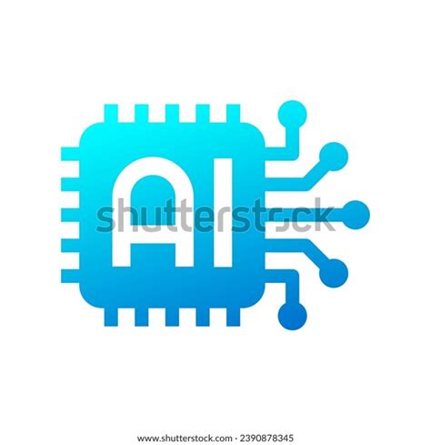 Ai Processor Chip Artificial Intelligence Technology Stock Vector Royalty Free 2390878345