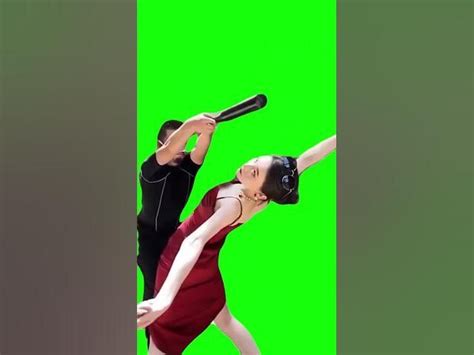 Chinese Woman Dodging A Bat Green Screen Green Screen Memes