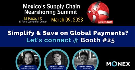 Mexicos Supply Chain Nearshoring Summit 2023 Monex Usa
