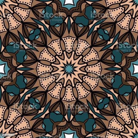 완벽 한 꽃 패턴입니다 아트 데코 기하학적 배경입니다 현대 그래픽 디자인입니다 벡터 일러스트 레이 션 0명에 대한 스톡 벡터 아트 및 기타 이미지 Istock