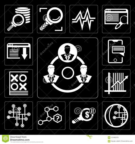 set of connected users in flow chart globe circuit currency value