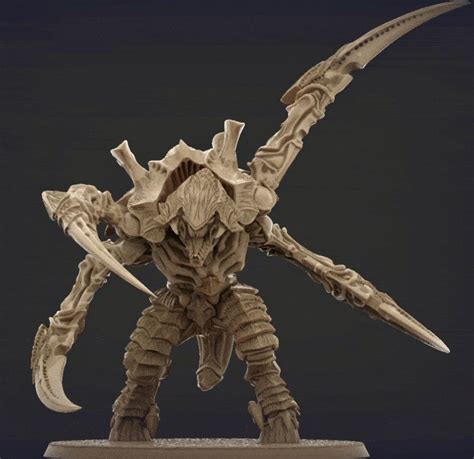 Colossal Bug 100mm Base Helldivers Starcraft Zerg Mini Miniature Model