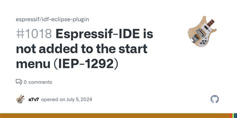 Espressif Ide Is Not Added To The Start Menu Iep 1292 · Issue 1018