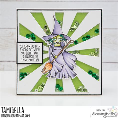 Oddball Oz Wicked Witch Rubber Stamp Stamping Bella Usa