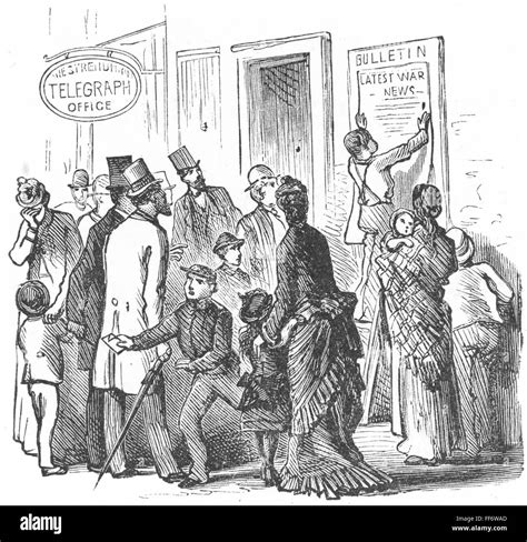 Civil War Telegraph Office Nreading The Latest Dispatches From The