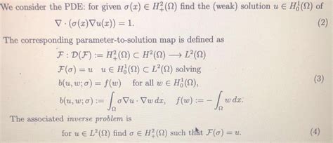 solved we consider the pde for given o t € h 12 find the