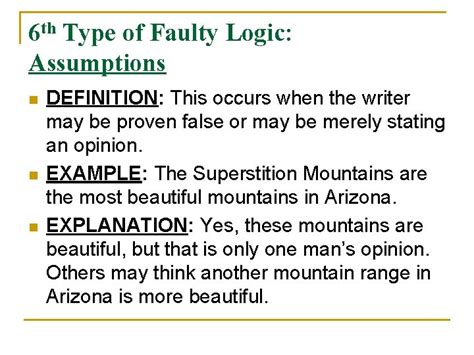 Faulty Logicreasoning Orwhat Is Wrong With This Statement