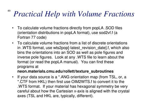 PPT Volume Fractions Of Texture Components PowerPoint Presentation Free Download ID