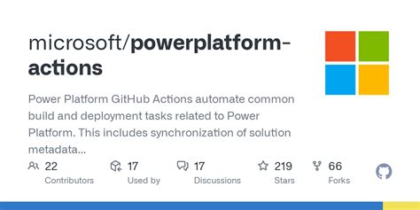 Github Microsoftpowerplatform Actions Power Platform Github Actions Automate Common Build
