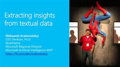 Extracting Insights From Textual Data Ppt