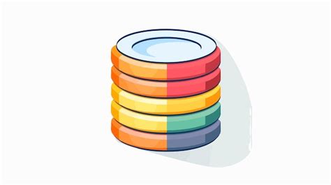 Colorful Database Icon Vector Illustration Premium Ai Generated Vector