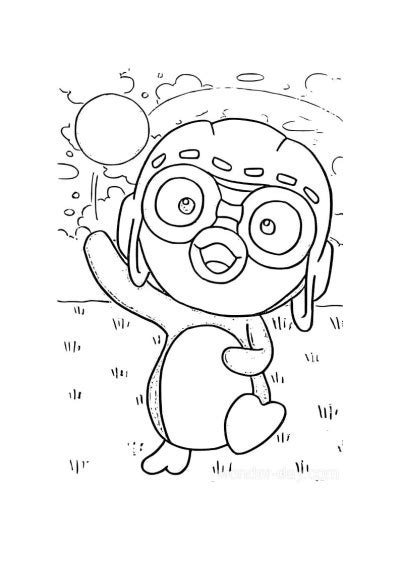 뽀로로 색칠공부 무료도안 네이버 블로그