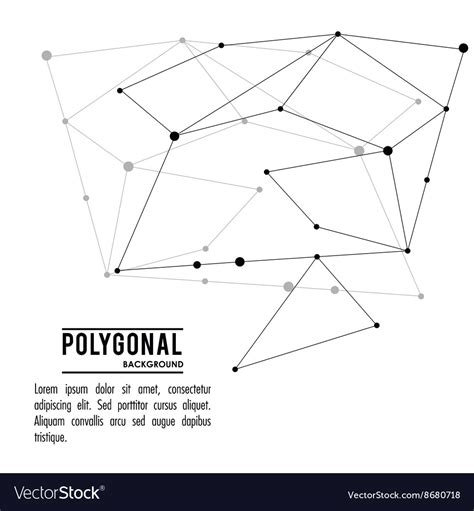 Polygonal Design Geometric Shape Royalty Free Vector Image