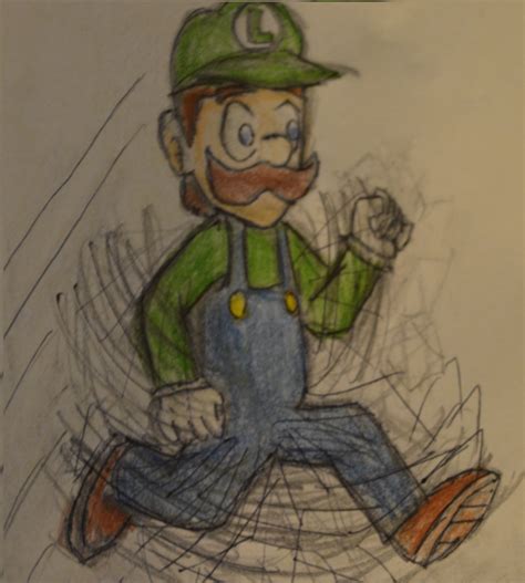 Luigi Jump By D00dleguy On Deviantart