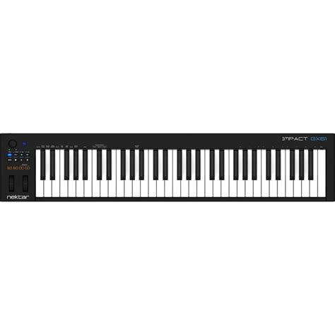 Nektar Impact Gx61 61 Key Usb Controller Midi Keyboard