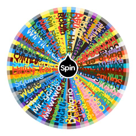 Super Smash Bros Ultimate All Fighters Spin The Wheel App