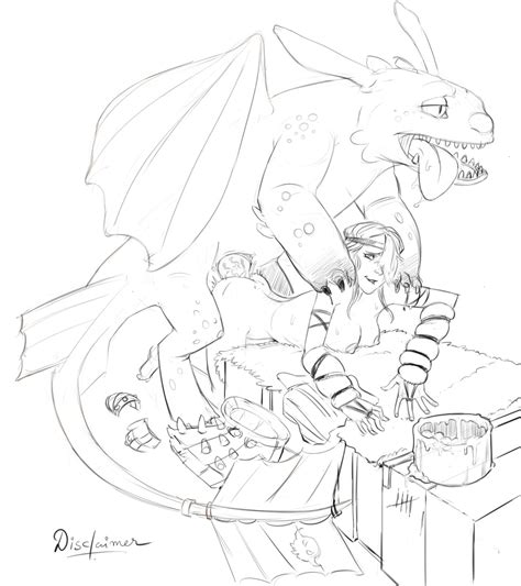 Rule 34 Astrid Hofferson Claws Dracophilia Dragon Duo Female Feral