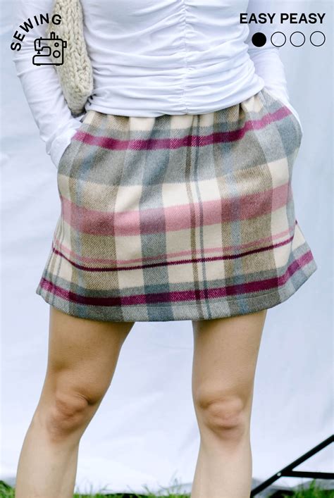 Pleated Mini Skirt Pattern