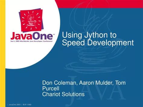 ppt using jython to speed development powerpoint presentation free