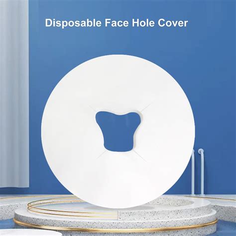 Beauty Salon Face Pad Bed Table Face Hole Cover Spa Massage Disposable